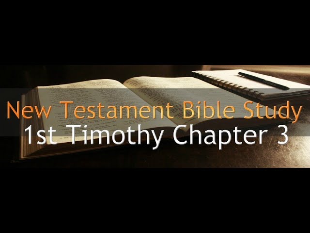 1st Timothy Bible Study - Eternal Evangelism