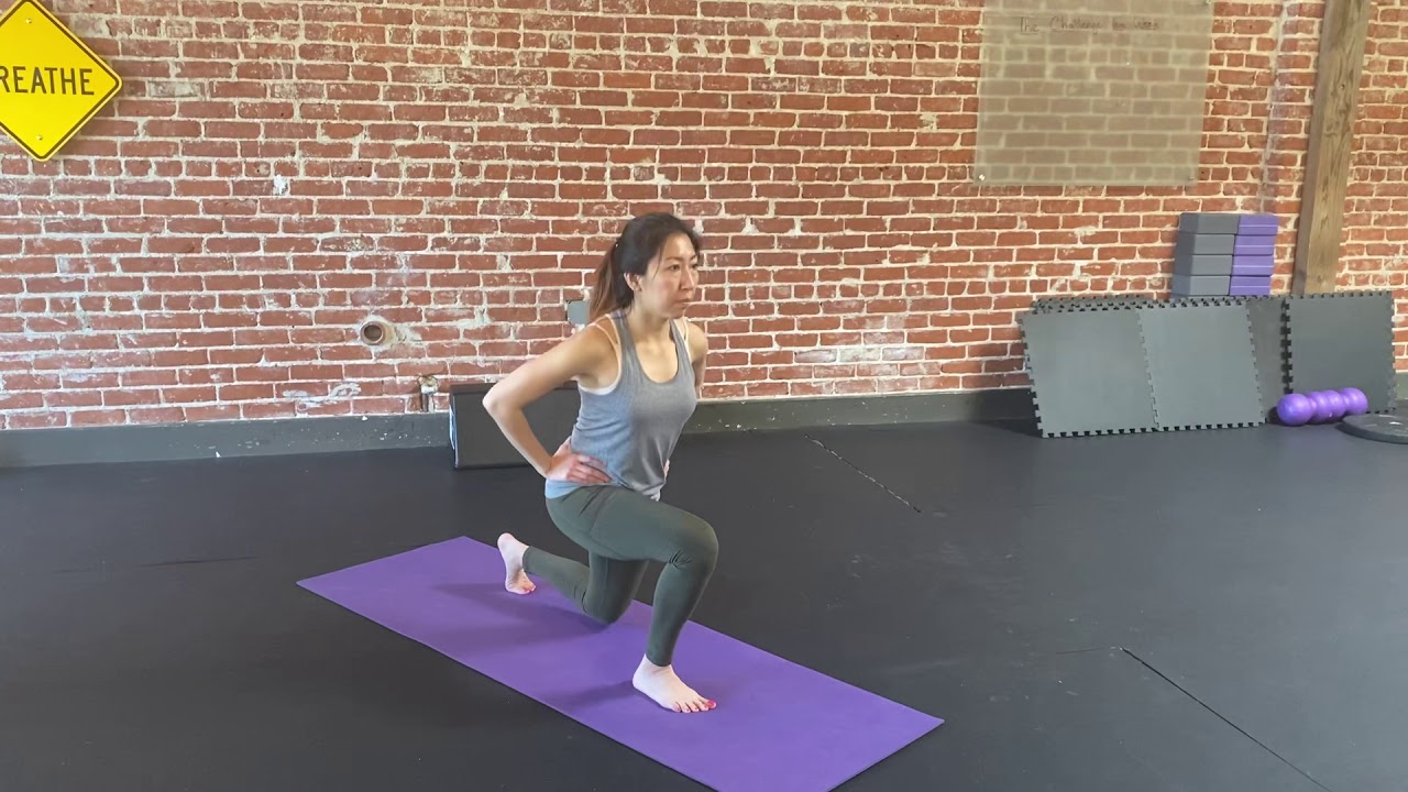 Alternating Reverse Lunges Bodyweight Leg Exercise - YouTube