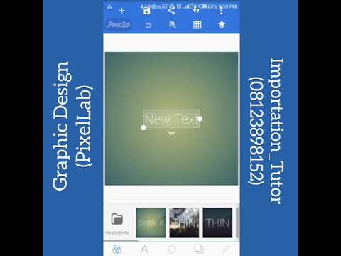How to Use Pixel Lab to design image - YouTube