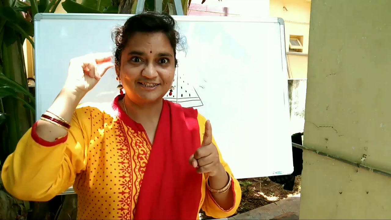 HOW TO DRAW WATERMELON FOR SPECIALLY CHALLANED CHILDREN ( SIGN LANGUAGE ...