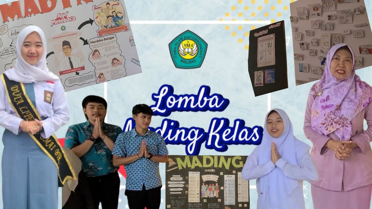 Lomba Mading Kelas (X,XI, dan XII) | Program Literasi Sekolah - YouTube