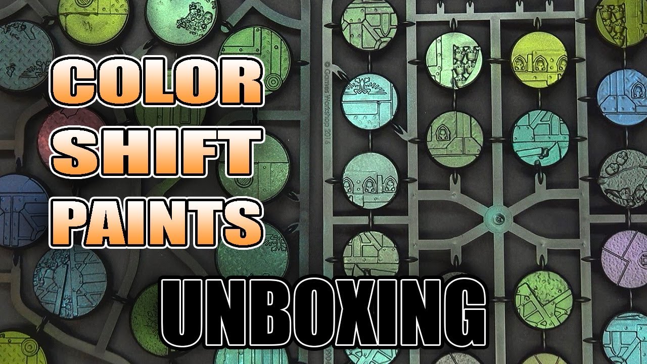 Green Stuff World Color Shift Metals Acrylic Paint Line Review - YouTube