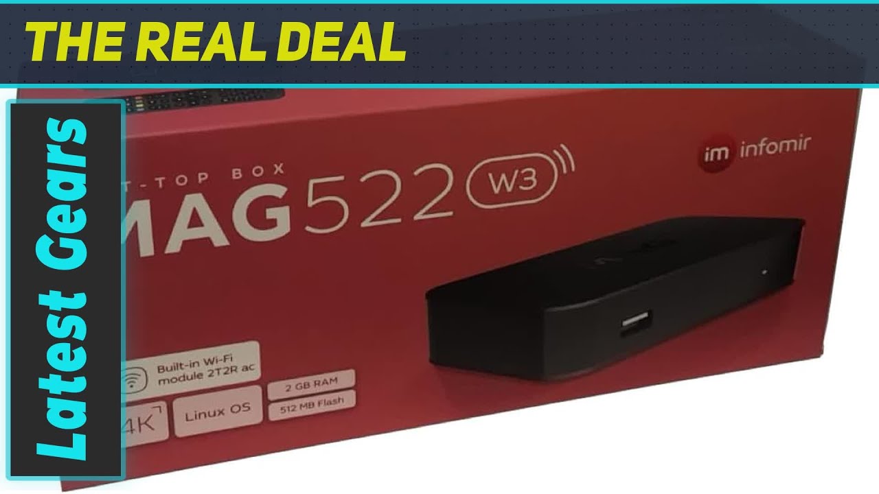 Infomir Mag 522w3 Review: Upgraded 2021 Model with Built-in WiFi and ...