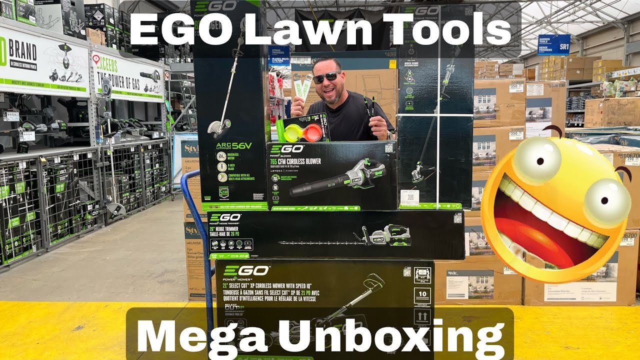 Unlocking the Power: EGO Lawn Tools Mega Unboxing!!! - YouTube