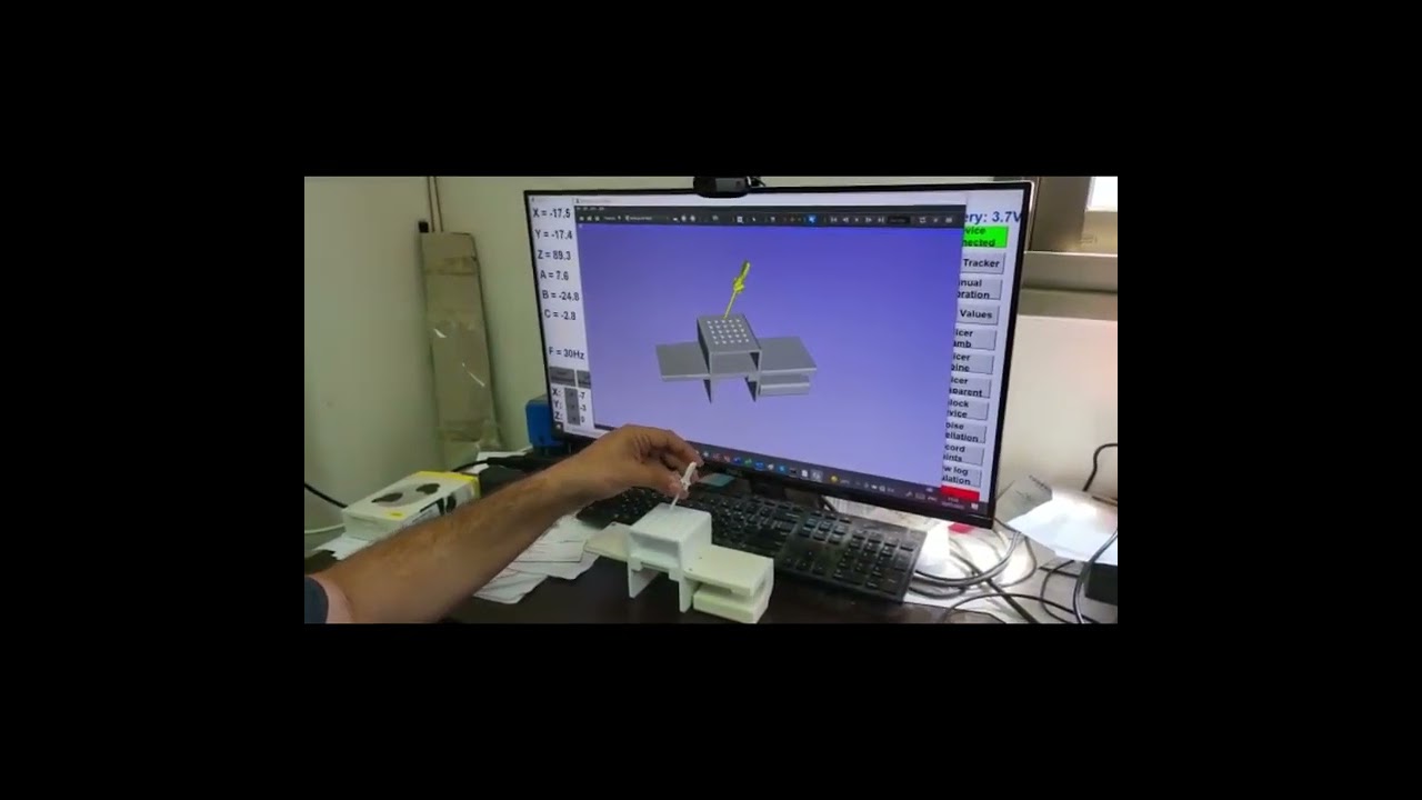 demo for 6 Axis navigation , needle tracking - YouTube