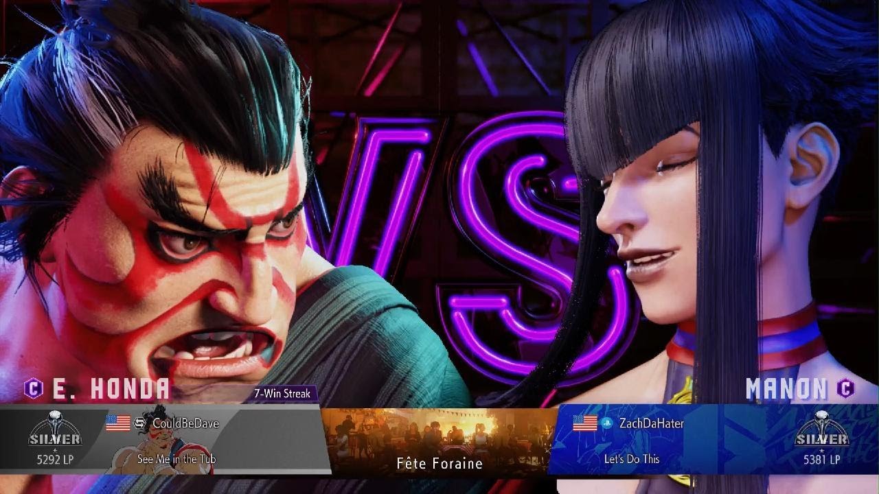 Manon vs E Honda! Street Fighter 6 - YouTube