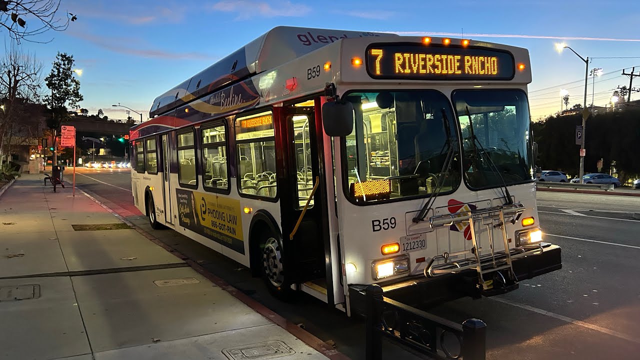 Glendale Beeline 2005 New Flyer C40LF B59. - YouTube