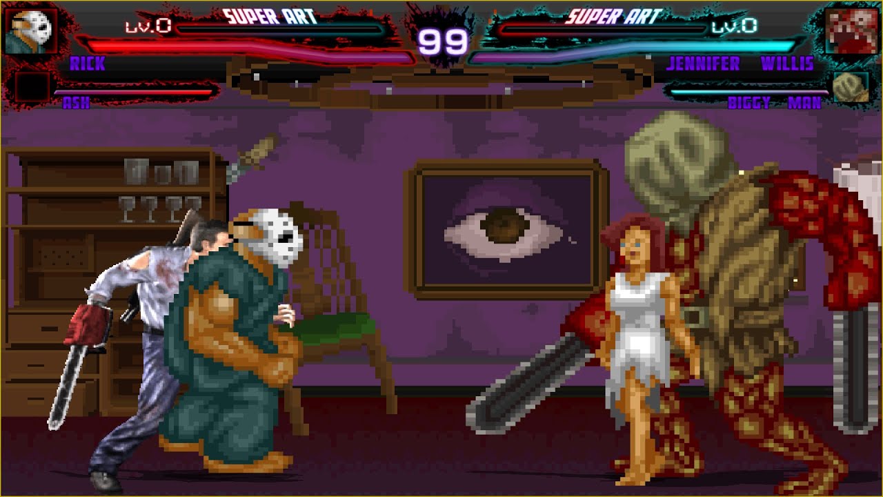Mugen: Rick/Ash vs Biggyman/Jennifer - YouTube