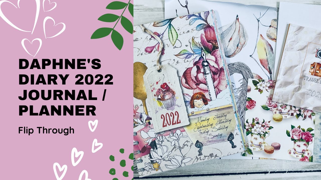 NEW Daphne's Diary 2022 Journal / Planner / Agenda - Flip Through - Tip ...