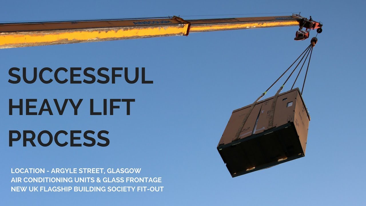 Successful Lift Process, Argyle Street, Glasgow. Part One. - YouTube