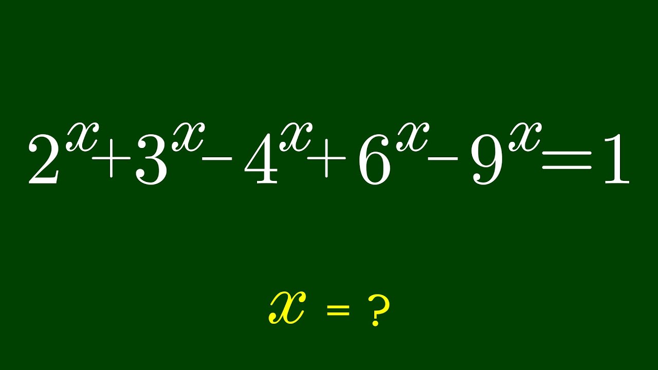 A Nice Algebra Problem | Math Olympiad | Find value of x=? - YouTube