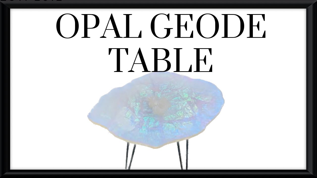 Opal Geode Table | DIY | Home Decor | Functional Art - YouTube