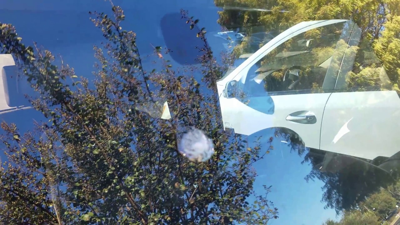 Large Windshield Chip Repair (Pt 1) - YouTube