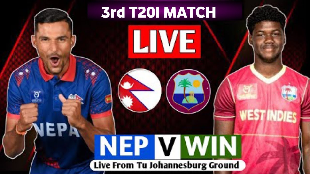 NEPAL vs WEST INDIES A | NEP vs WI A | 3rd T20I MATCH OF WEST INDIES A ...