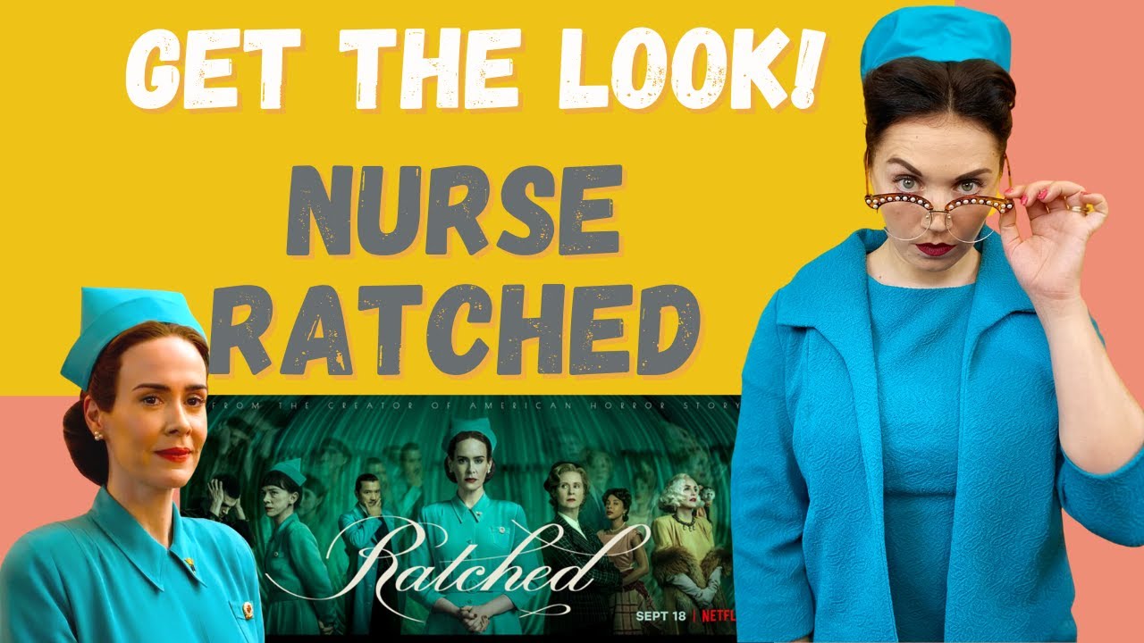 RATCHED Netflix HALLOWEEN TUTORIAL | Nurse Ratched Outfit with VINTAGE ...