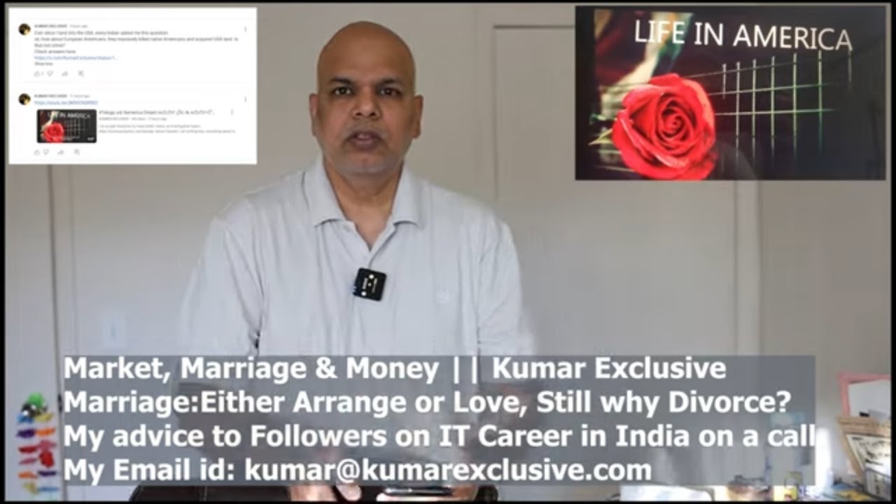 MMM Market, Marriage & Money || Kumar Exclusive - YouTube
