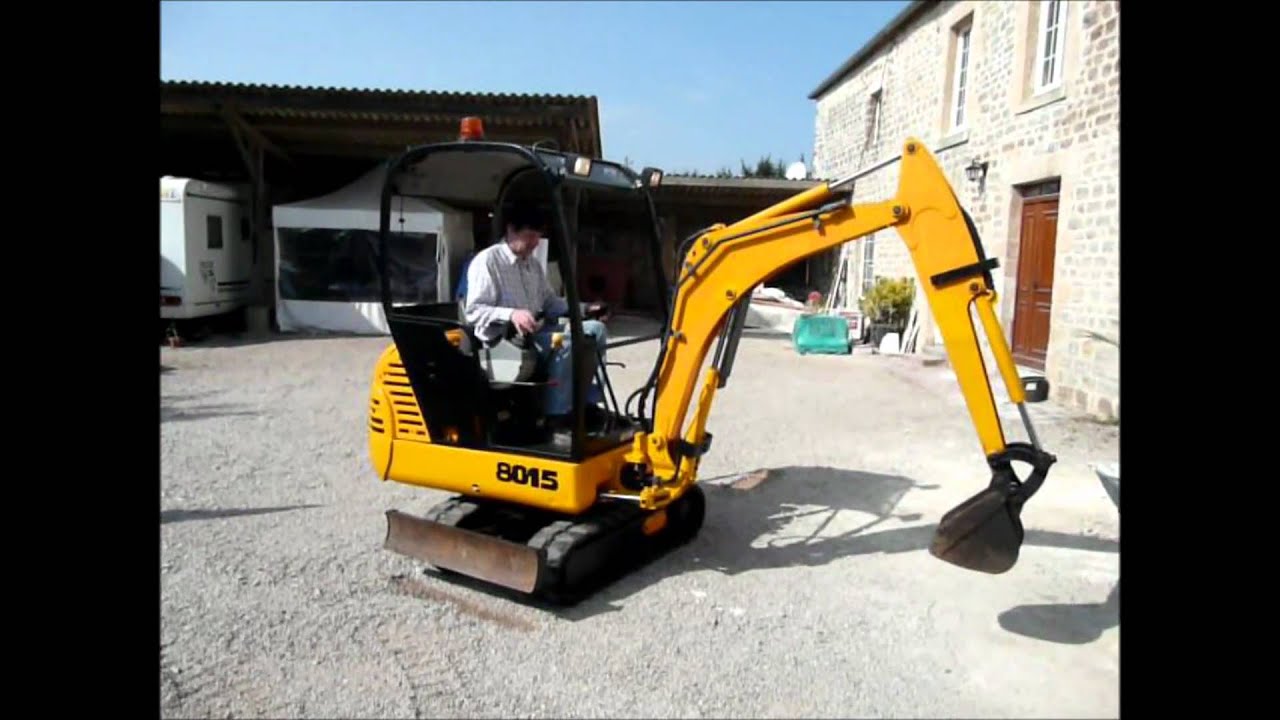 jcb 8015 cirero - YouTube