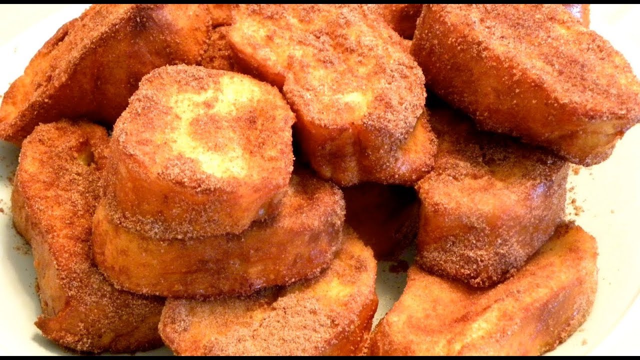 RABANADA FRITA E ASSADA MUITO FÁCIL DE FAZER - YouTube