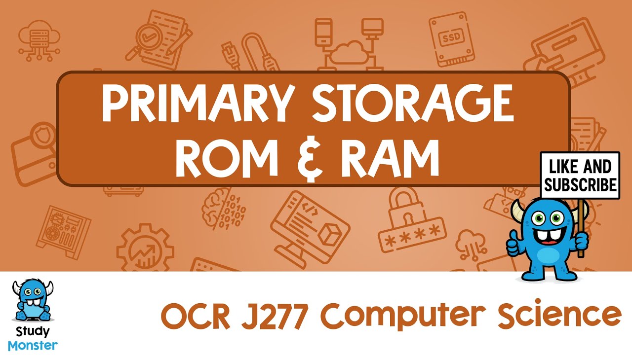 Primary Storage Explained: ROM, RAM & Virtual Memory | GCSE Computer ...