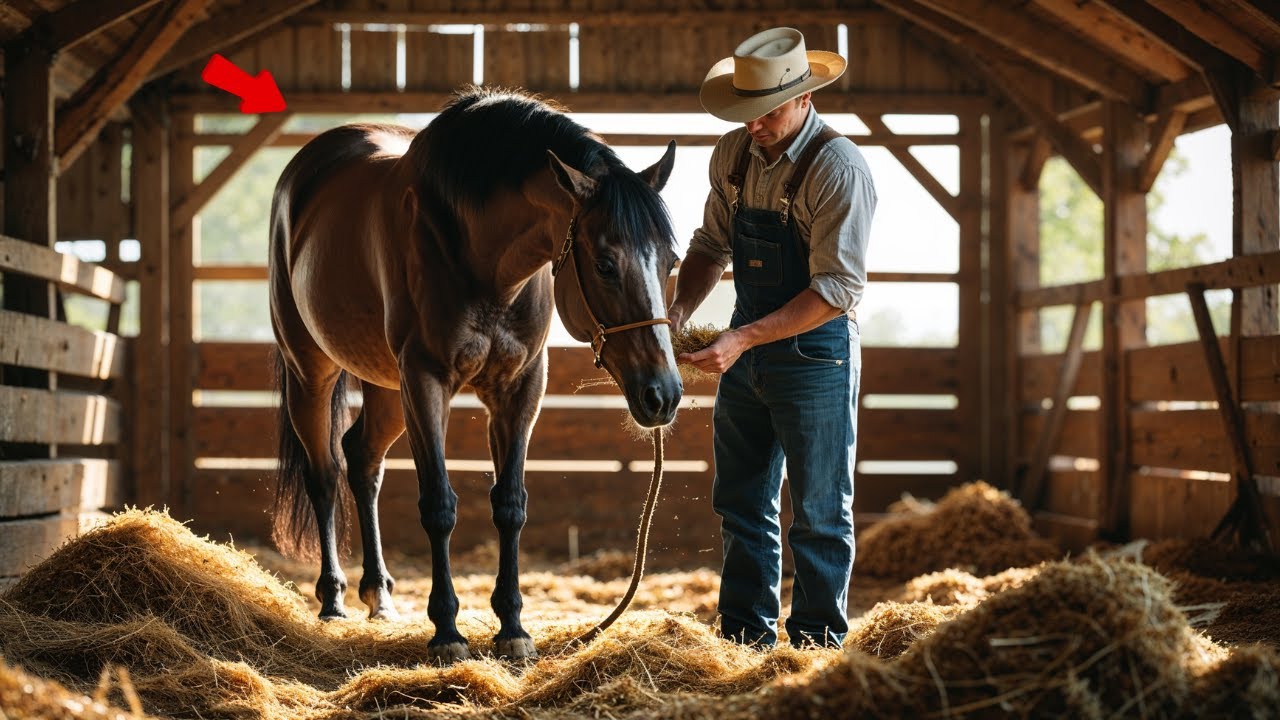 American farmer finds a weak horse and takes care of it. Days later ...