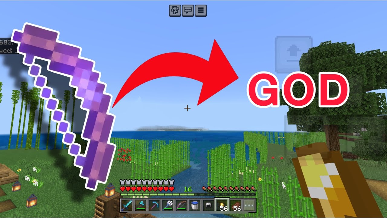 I Made OVER POWERED Bow in my SURVIVAL world🤯🤯.|Minecraft in हिंदी ...