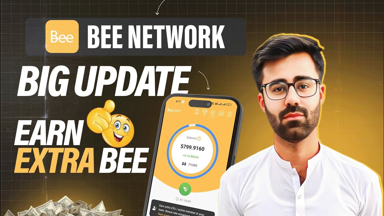 Bee Network Earn Extra Bee Token || Bee Network Withdrawal Update ...