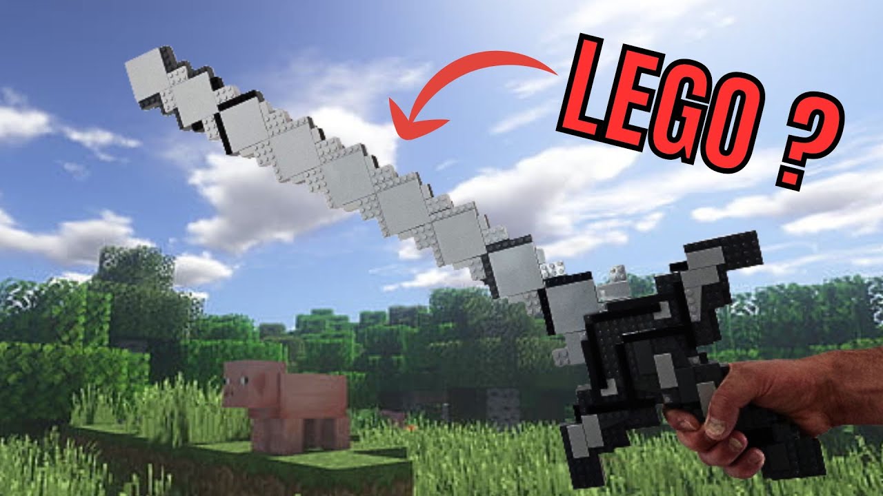 I Built LEGO MINECRAFT Weapons...? - YouTube