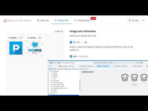 Xcode Image/Icon Asset Sets Generator for 1x, 2x, 3x for iOS - YouTube