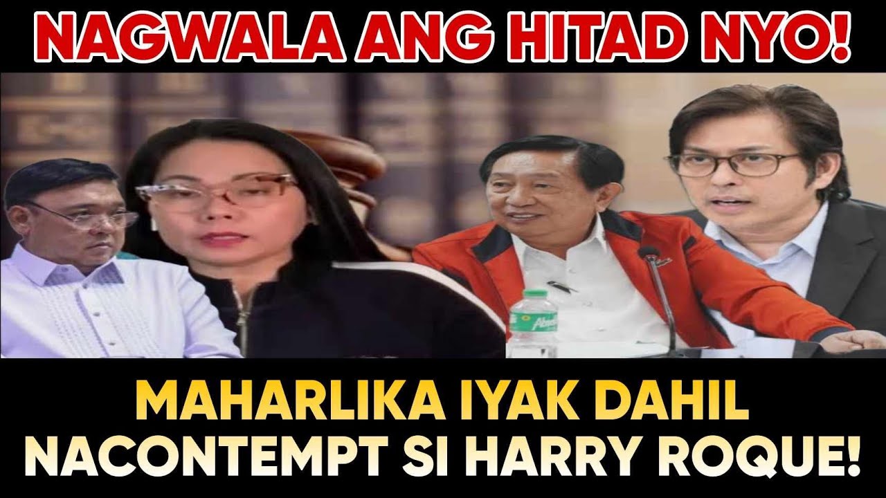 MAHARLUKA PINAGMUMUR∆ SINA DAN FERNANDEZ AT CONG ACOP DAHIL SA PAG CONTEMPT KAY HARRY ROQUE ...