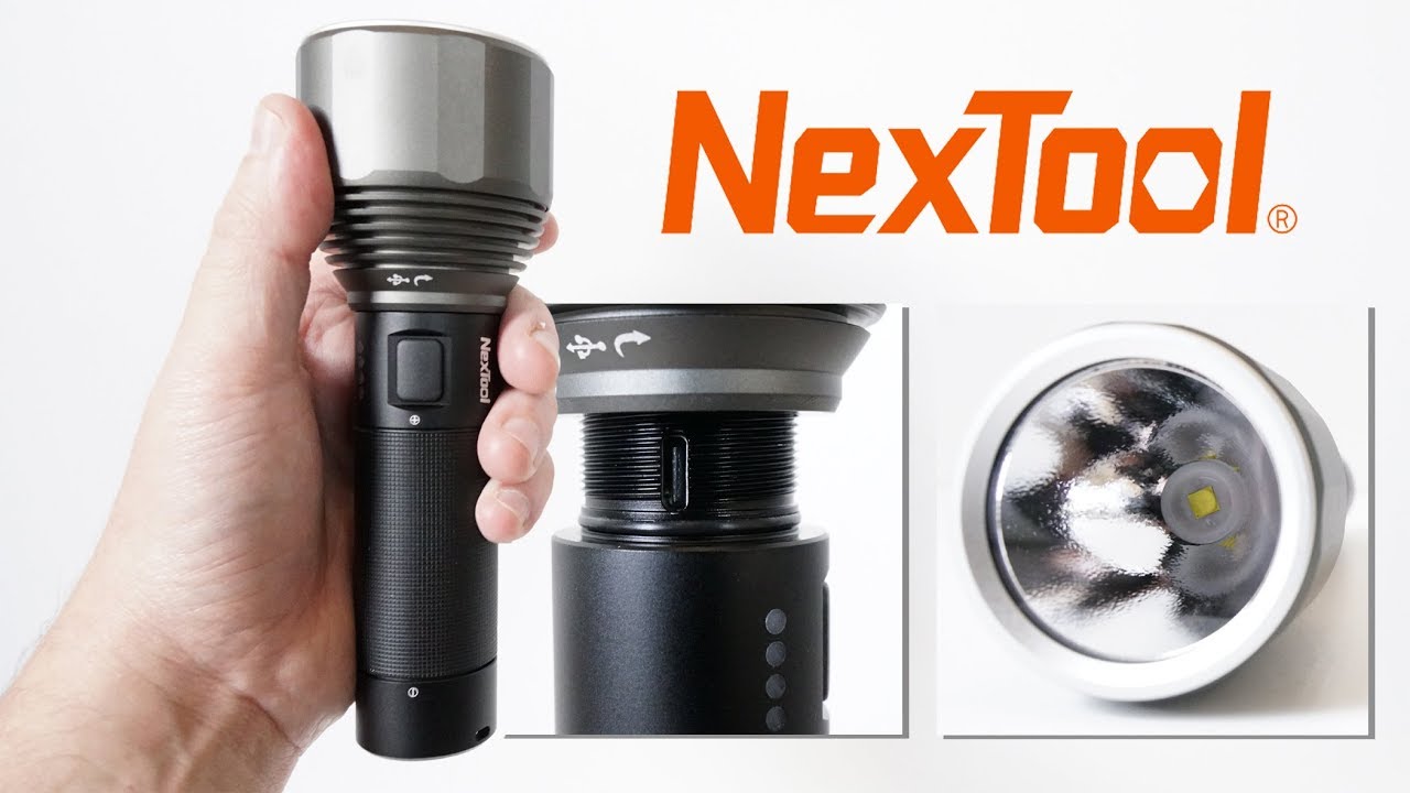 NexTool XHP50.2 - Powerful flashlight with Type-C USB charging just $31 ...
