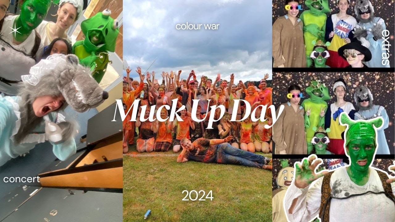 MUCK UP DAY 2024 | bts, concert, final day celebrations - YouTube