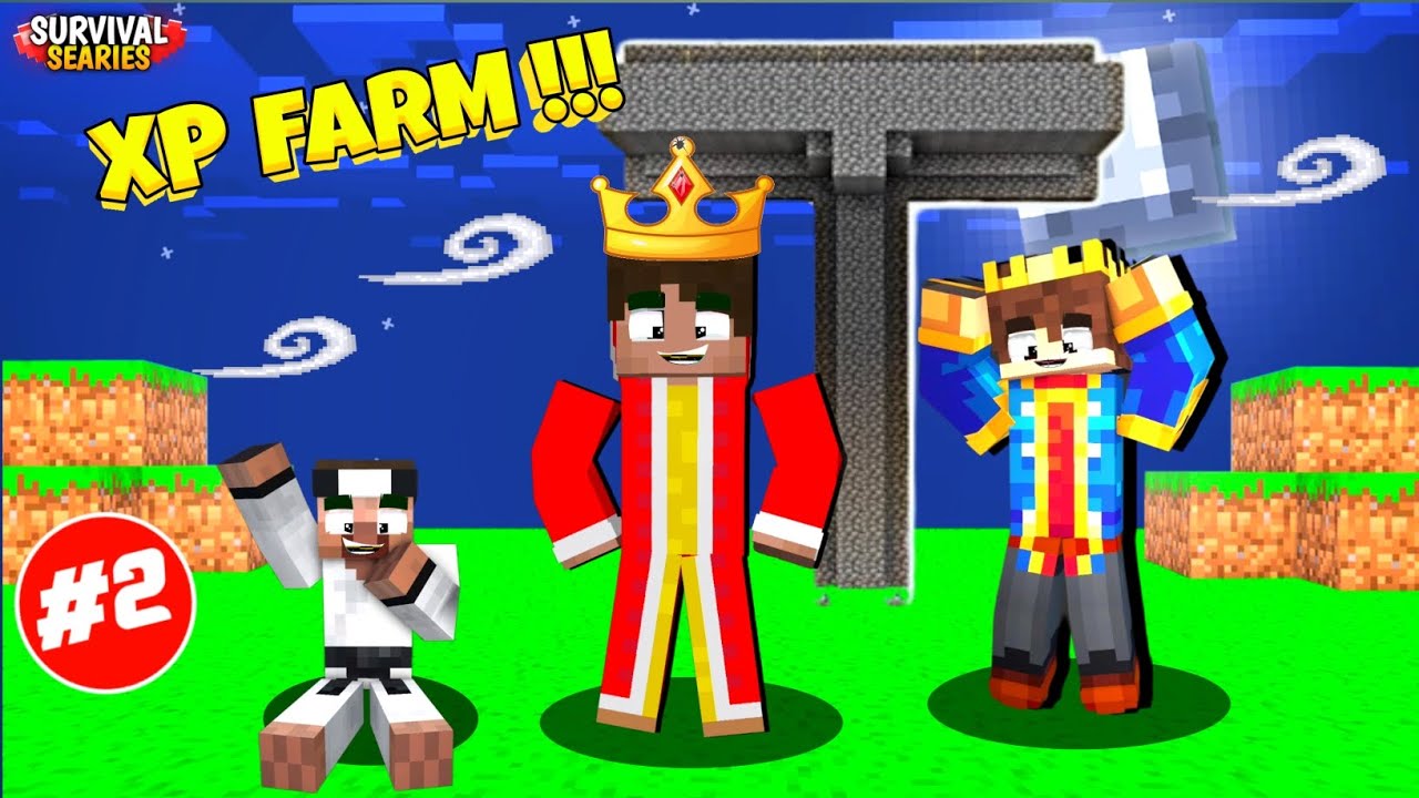 I Build XP Farm in Minecraft Survival || how to make XP farm in ...