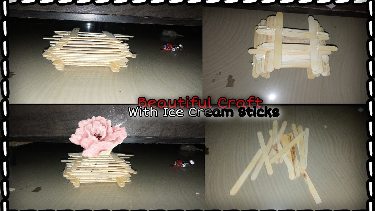 Do You Ever Thing Of Making This Craft With Only Ice Cream Sticks?| 100 ...