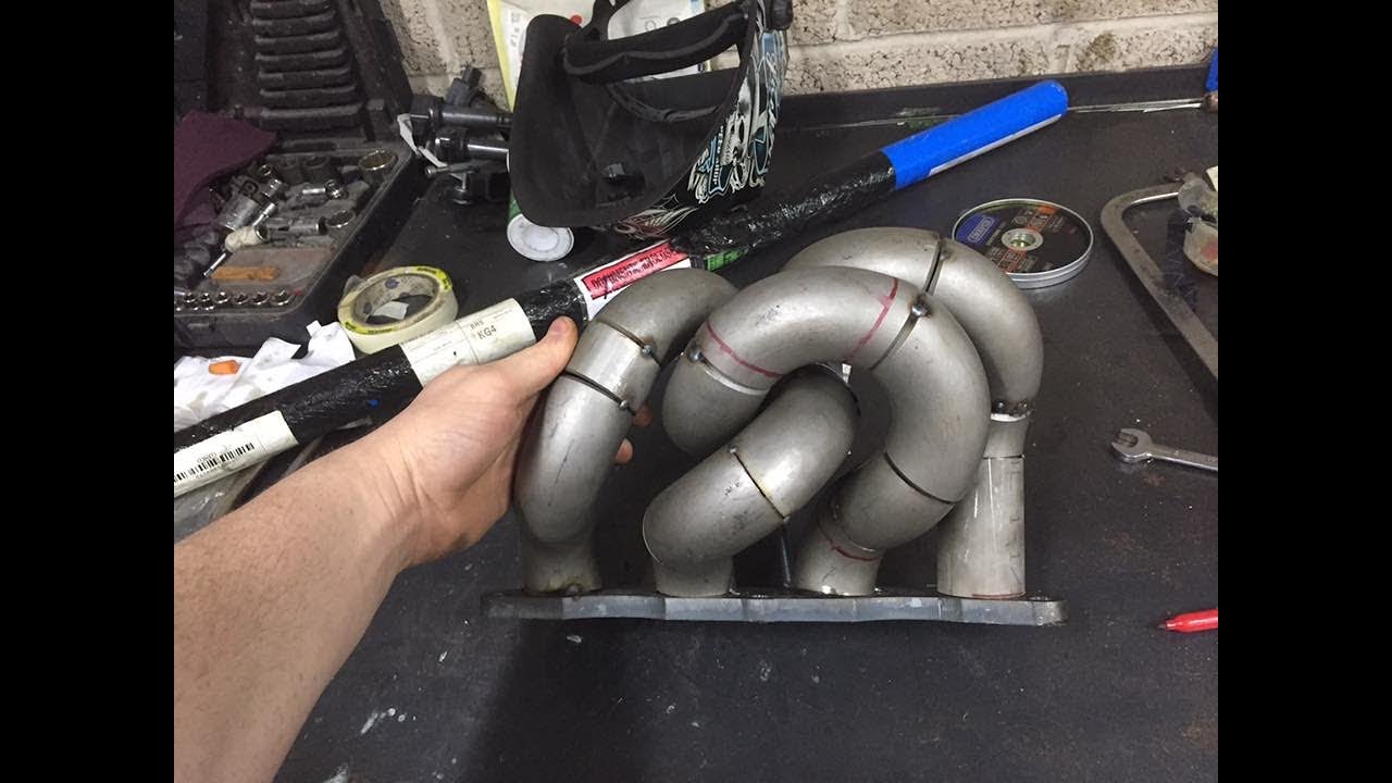 K20 Swap Mazda RX7 | Part 7. Turbo Manifold Build Part 1 - YouTube