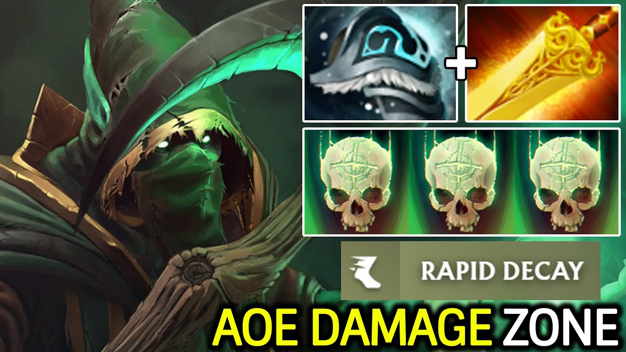 AOE BURN DAMAGE – NOBODY SURVIVES THIS NECROPHOS Dota 2 - YouTube