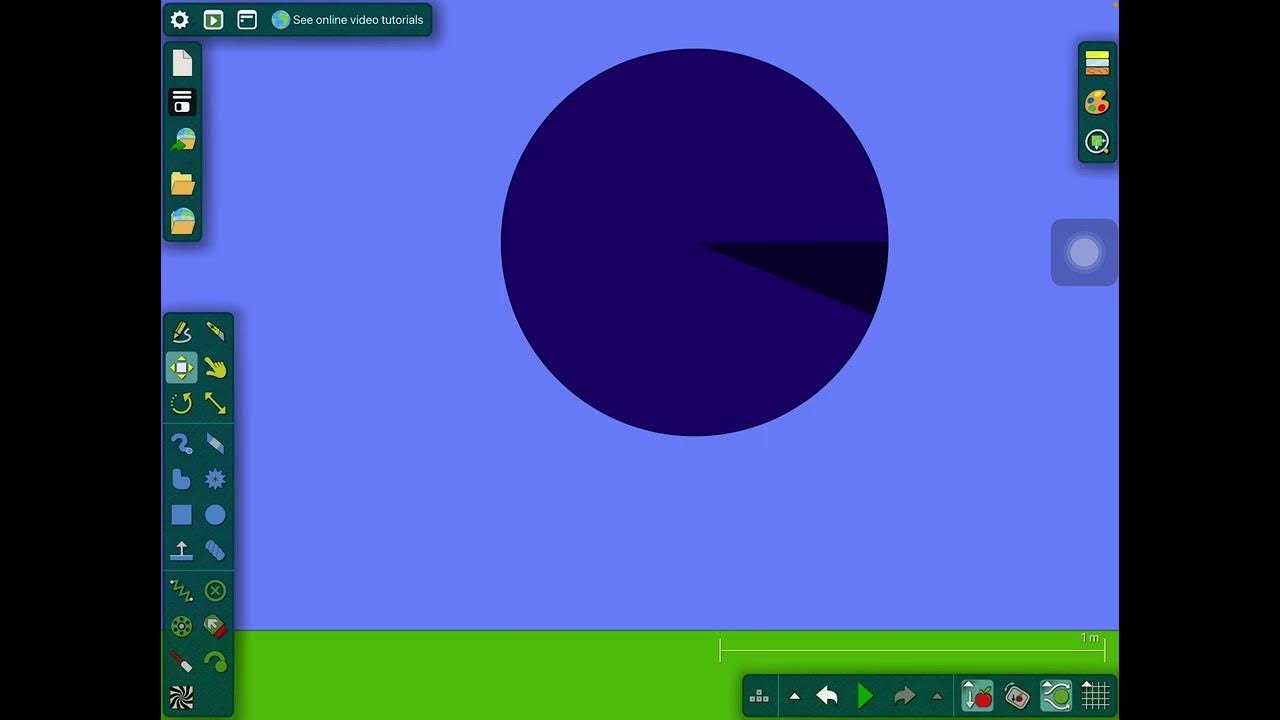 How to remove the darker part in a circle (algodoo) - YouTube
