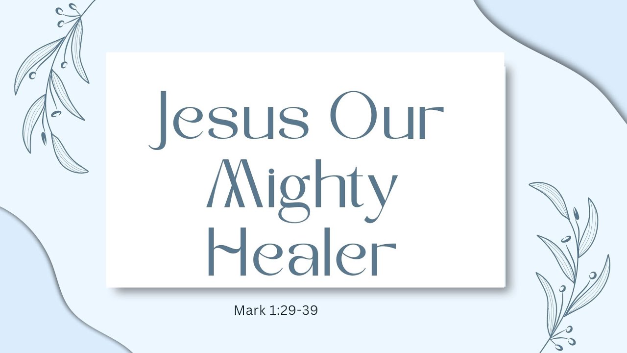 Jesus Our Mighty Healer - Pastor Kyle Nielsen - YouTube