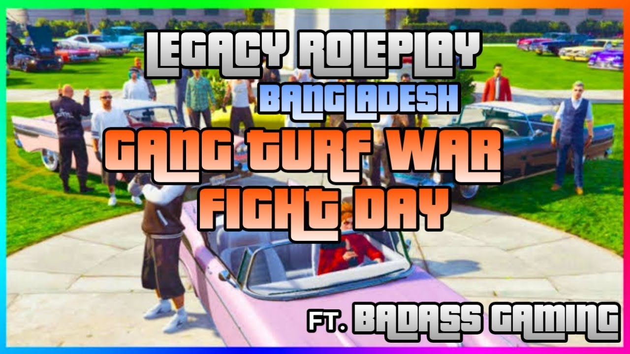 GANG TURF WAR || DRONE VIEW || LEGACY RP BANGLADESH - YouTube