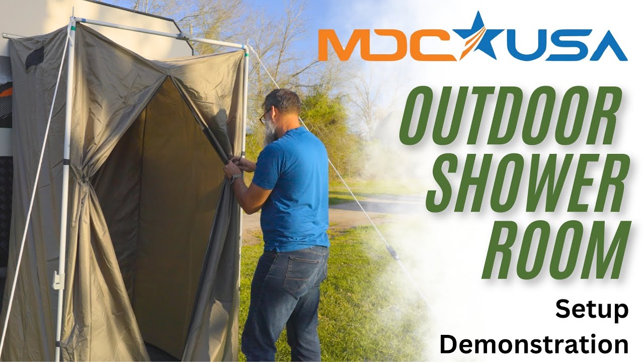 Set Up the MDC USA Outdoor Shower Room - YouTube