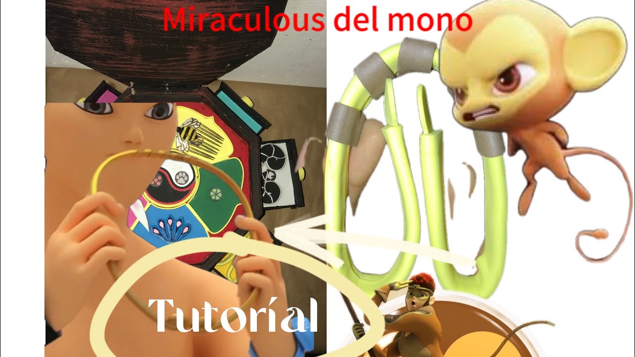Os muestro, cómo hacer el miraculous del mono/ de la serie miraculous ...