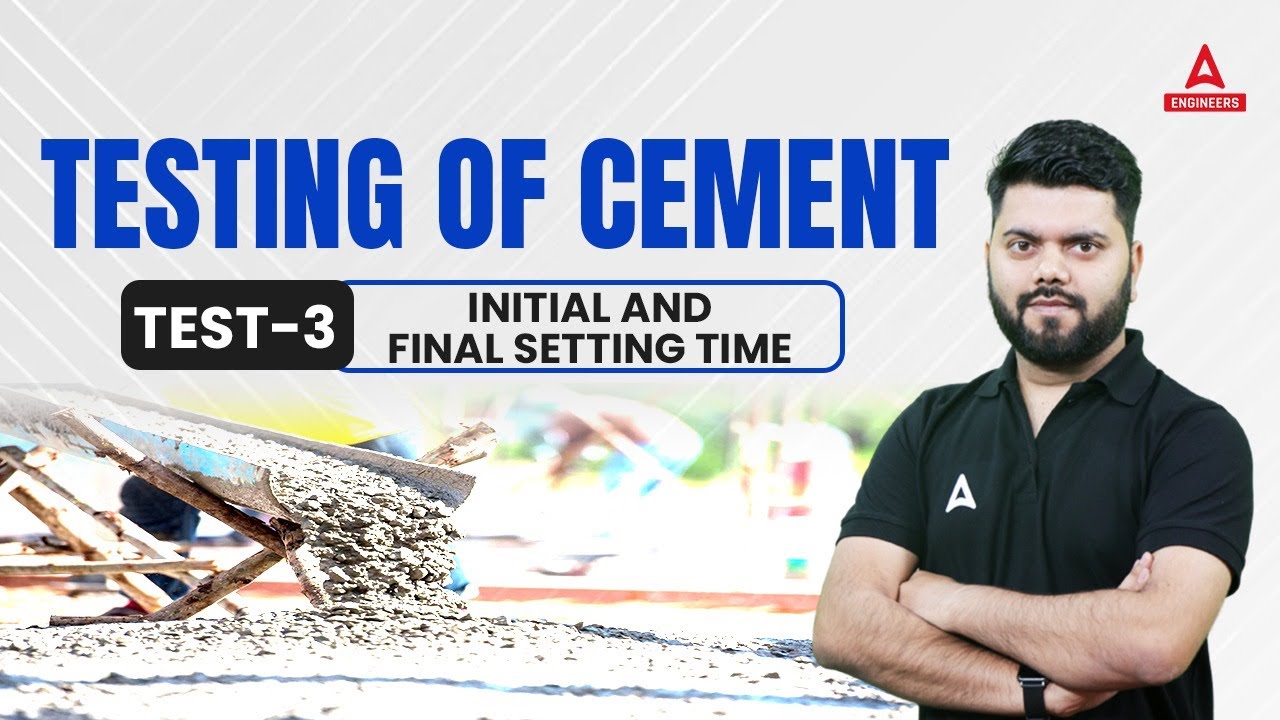 BMC CIVIL ENGINEERING | CEMENT TEST IN CIVIL ENGINEERING | Test-3 ...