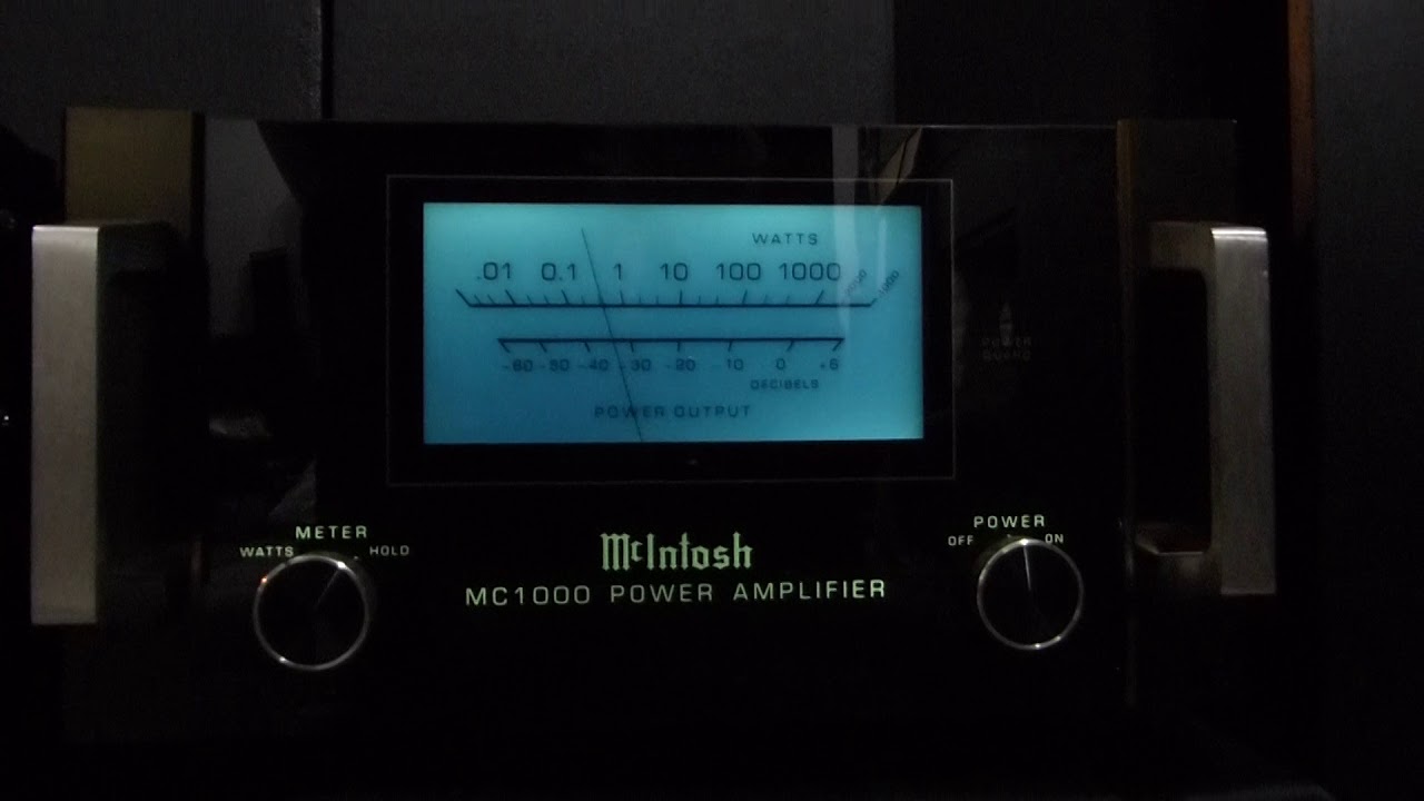 Mcintosh MC1000 ペアです。 - YouTube