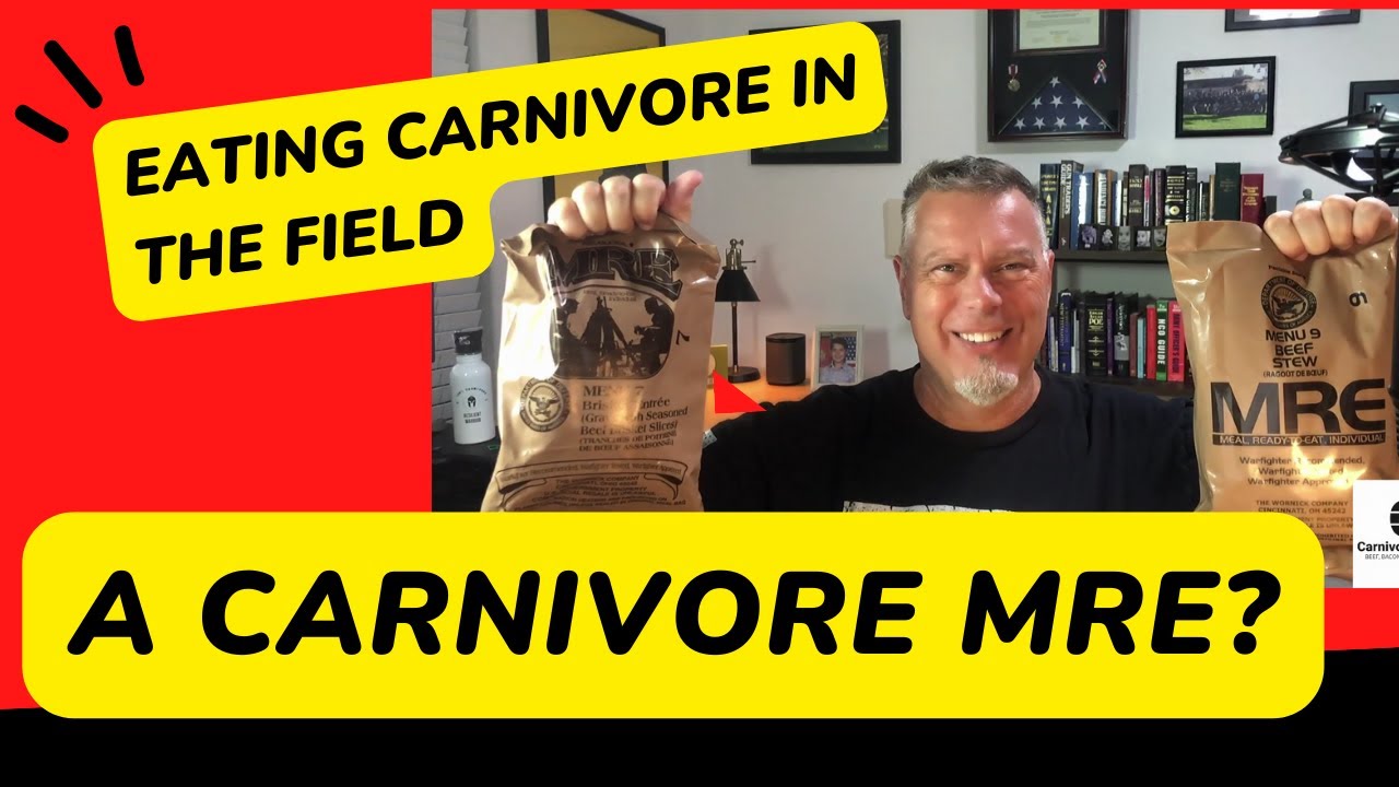 Military veteran MRE meals on carnivore diet - YouTube