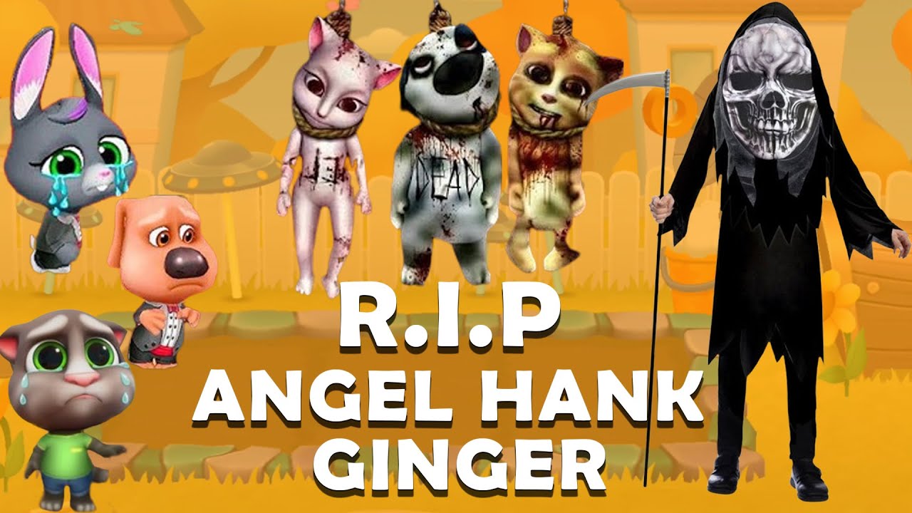 R.I.P. ANGELA, GINGER and HANK 😭 - My Talking Tom Friends - AMONG US ...