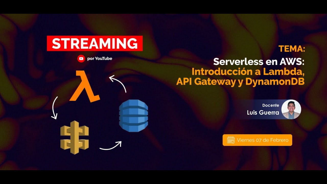 Serverless en AWS - Introducción a Lambda, API Gateway y DynamoDB 🟡 - YouTube