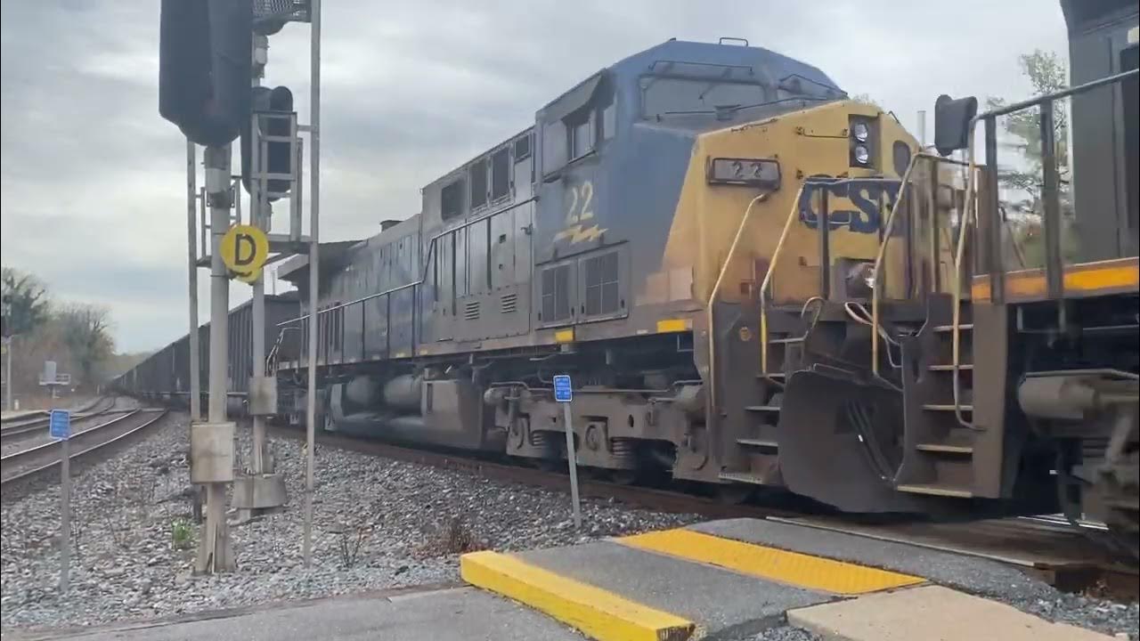 THIRD TRAIN WAS CSX C788 HEADING EAST TO BALTIMORE MD WITH CSX 7272 - YouTube