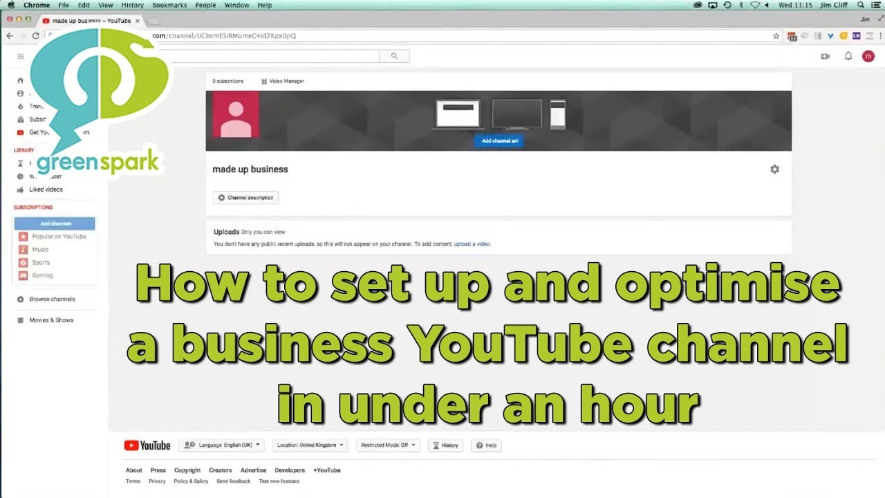 Setup and optimise your business YouTube channel in under an hour - YouTube