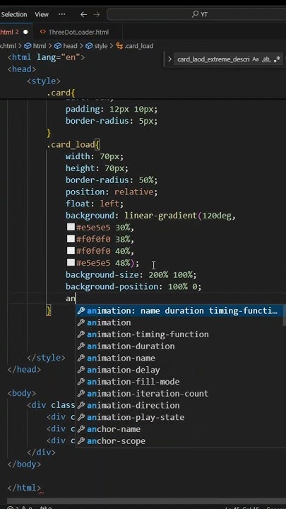 Creating A Sleek Card Loader Animation With Html And Css Html5 Coding Cssloader Cssanimations 