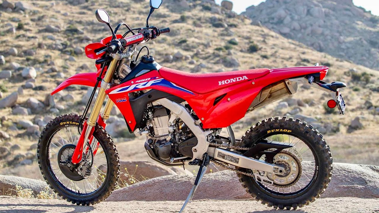 Honda CRF450RL Gets MX Knobby Tires / How Are They? - YouTube