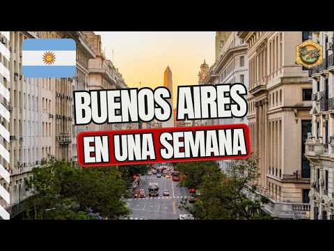 🇦🇷 Buenos aires en una semana ✅ GUÍA COMPLETA DE 7 DÍAS GRATIS – ARGENTINA 🤯